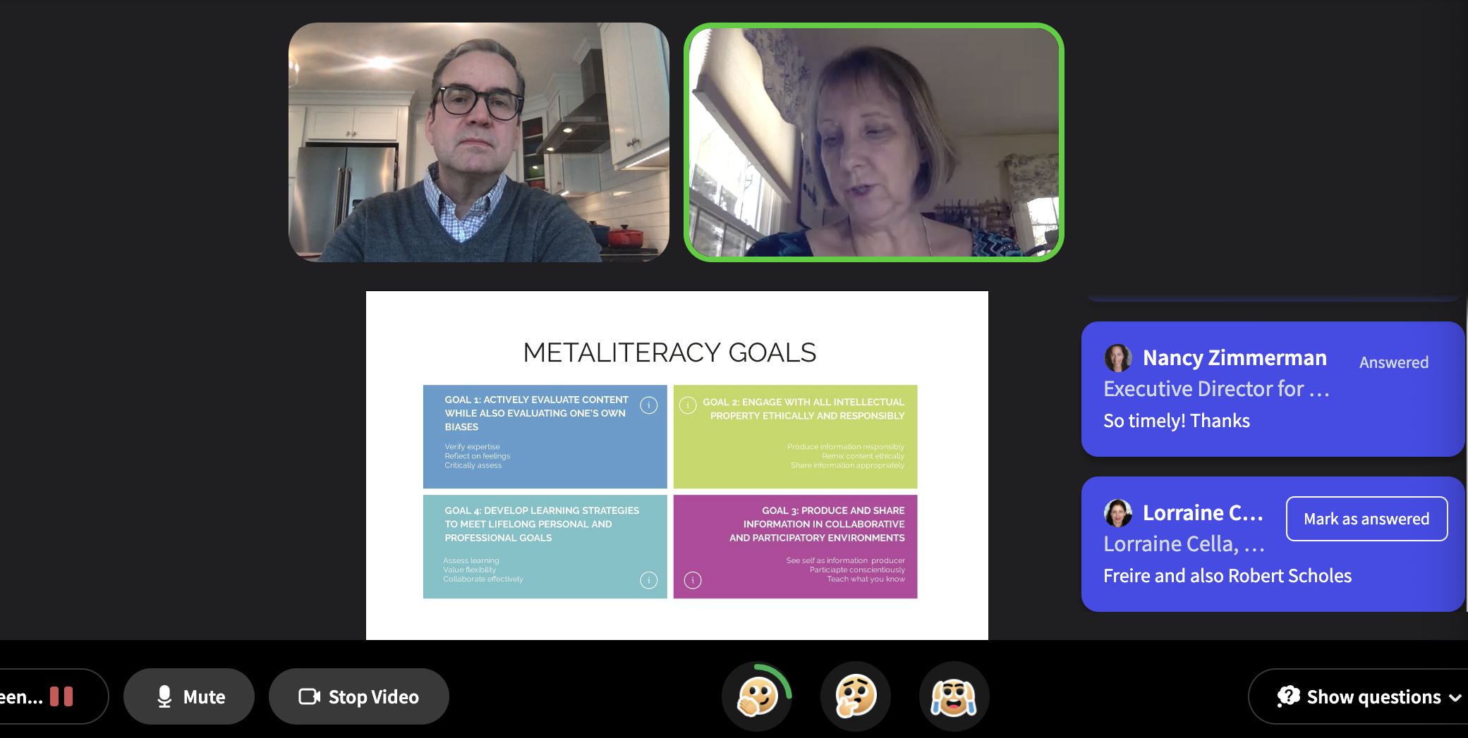 Metaliteracy Keynote Features Open Resources for Teaching and Learning ...