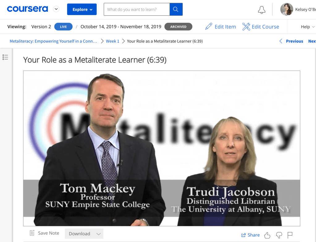 Metaliteracy Learning Resources | Metaliteracy.org